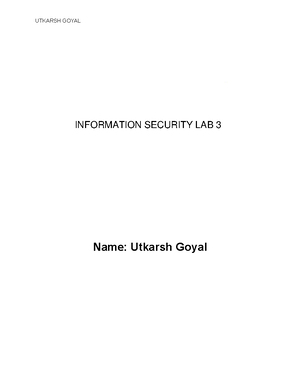 Information Security Answers DA1 - IS 3100 - Studocu