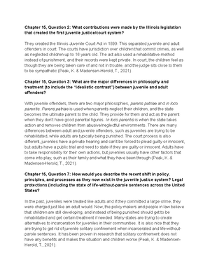 SAA week 2 - intro to criminal justice SAA assignment week 2 teacher ...