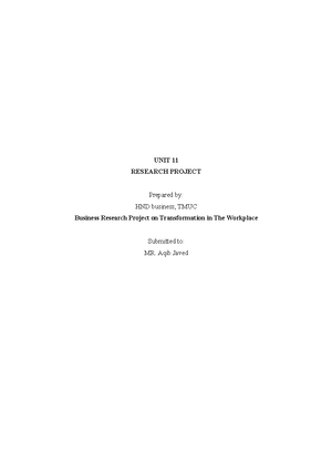 unit 2 Zara Brand - Qualification: Unit number and title Pearson BTEC ...