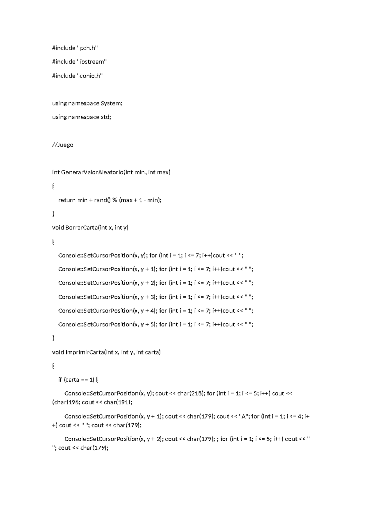Algoritmos Parcial - Trabajo - #include "pch" #include "iostream" #include - Studocu