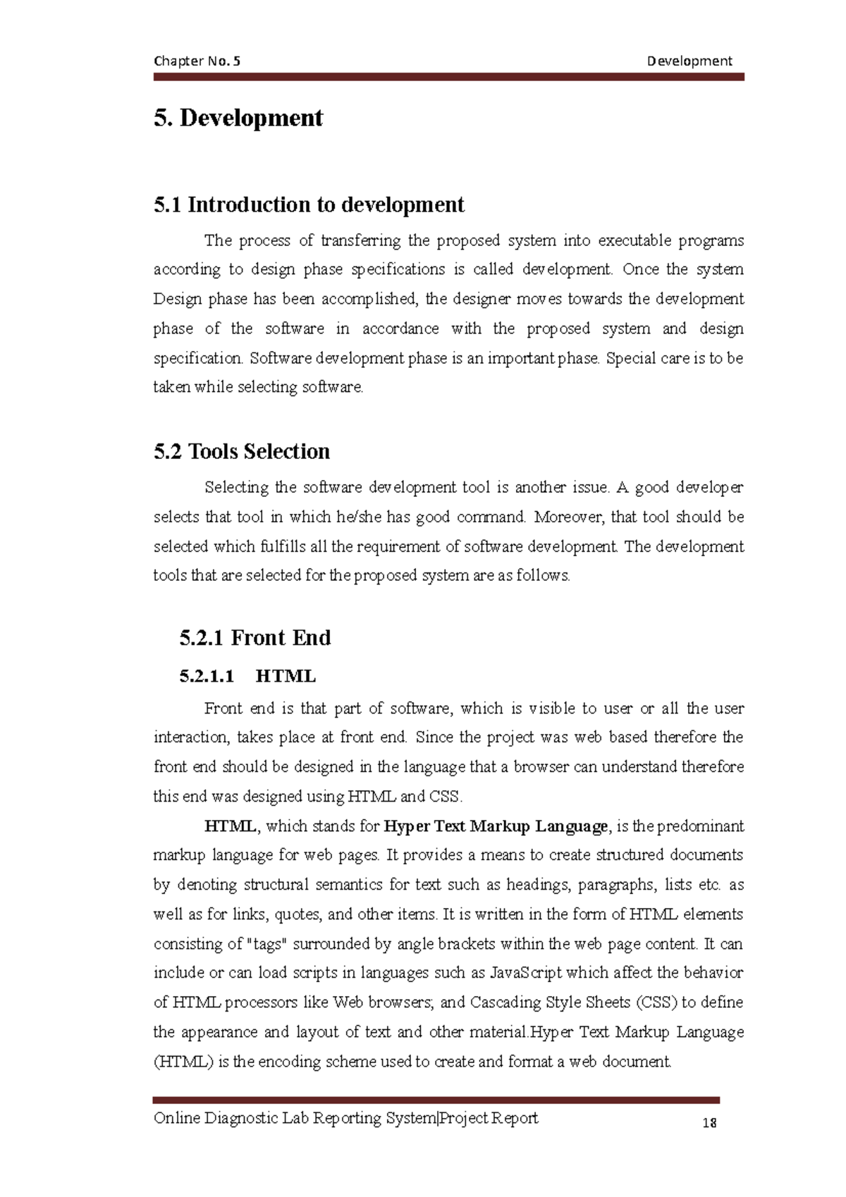 Chapter 5 Development - It will help for thesis and synopsis - 5 ...