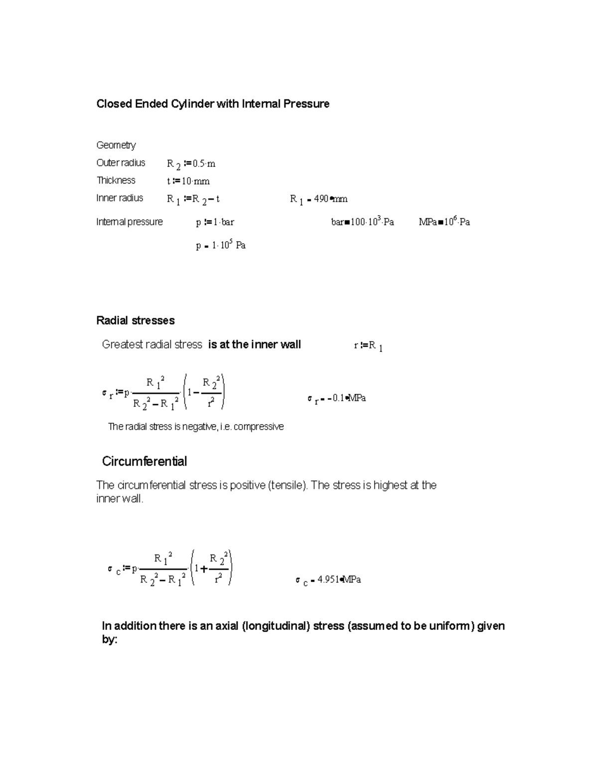 Thick cylinder with closed ends - Copy - Closed Ended Cylinder with ...