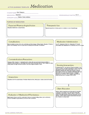 Ondansetron - Drug cards - ACTIVE LEARNING TEMPLATES THERAPEUTIC ...