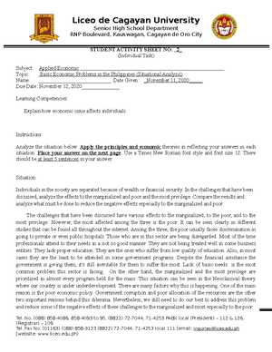 SHS Applied Subjects Most Essential Learning Competencies - Grade Level ...