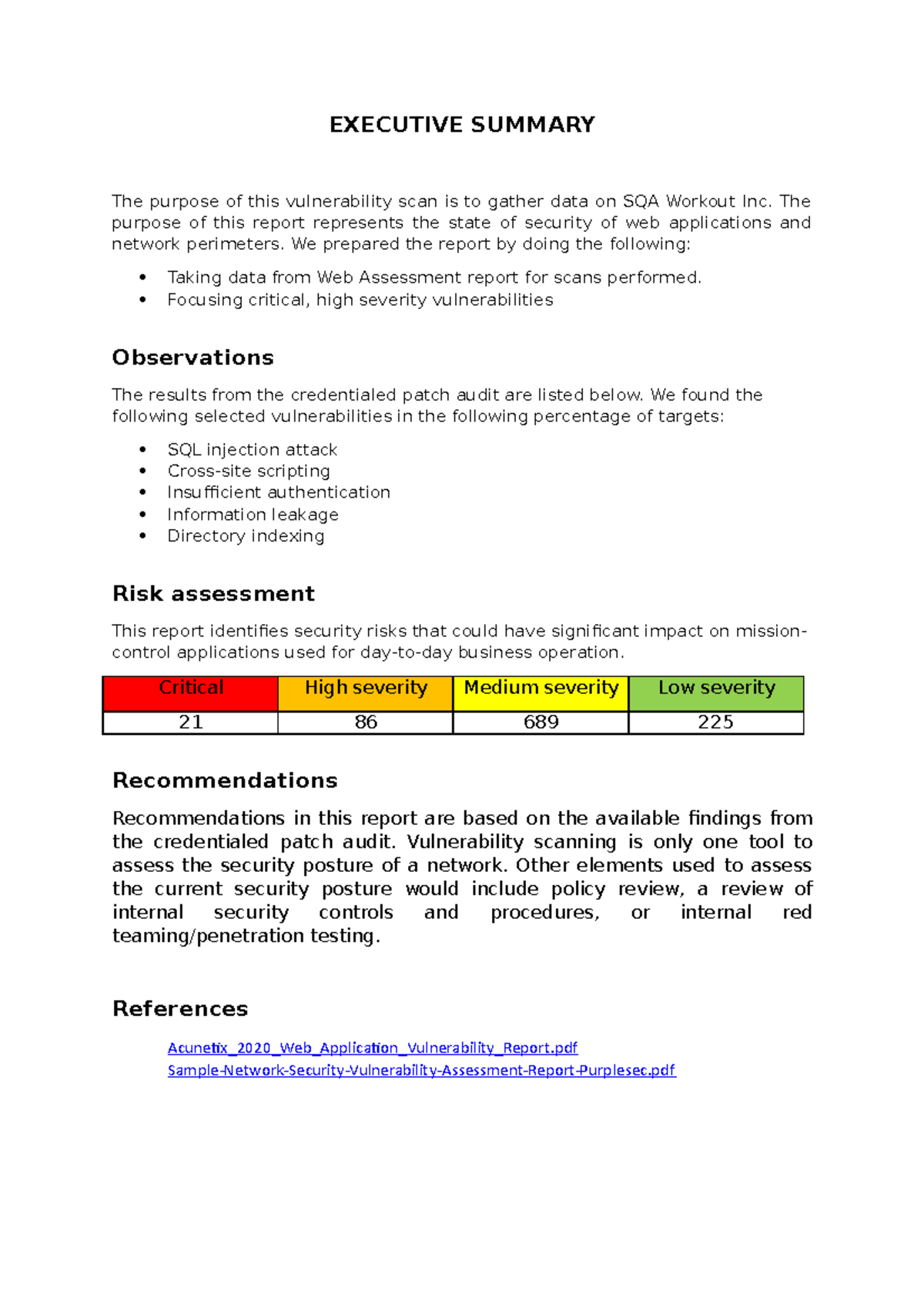 Assignment Executive Summary - Project Management and Engineering ...
