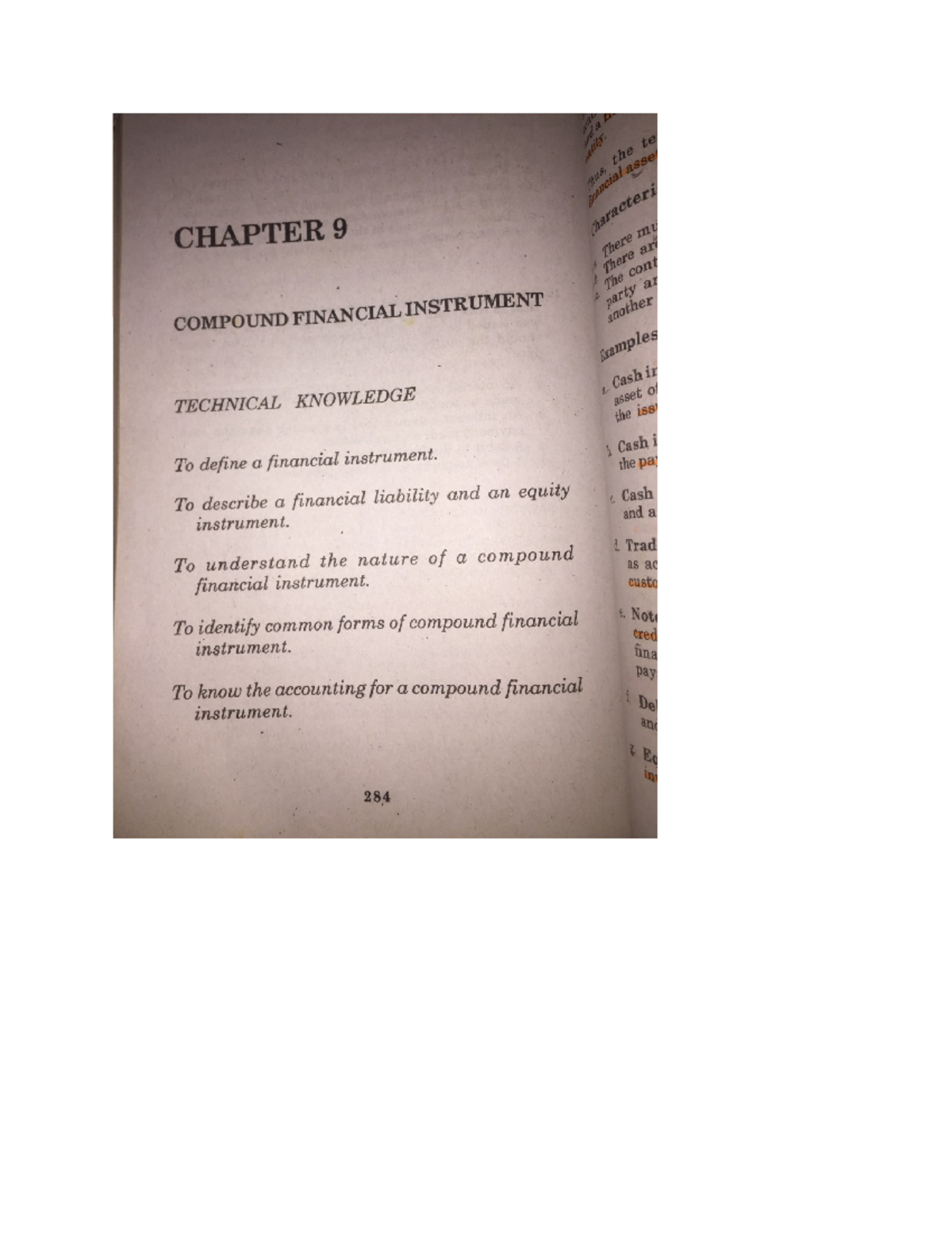 Compound FINANCIAL INSTRUMENT- valix - Accountancy - Studocu