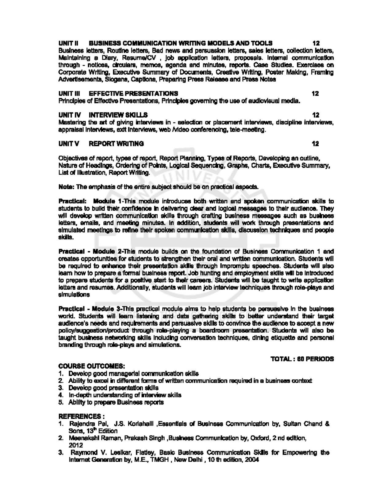 BC - rhtebgi - UNIT II BUSINESS COMMUNICATION WRITING MODELS AND TOOLS ...