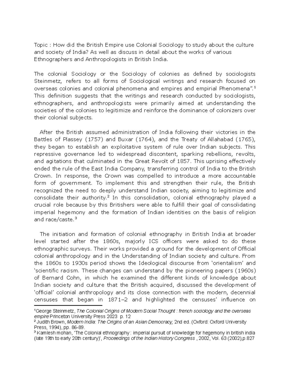 Untitled document - A tutorial work for modern history students - Topic ...