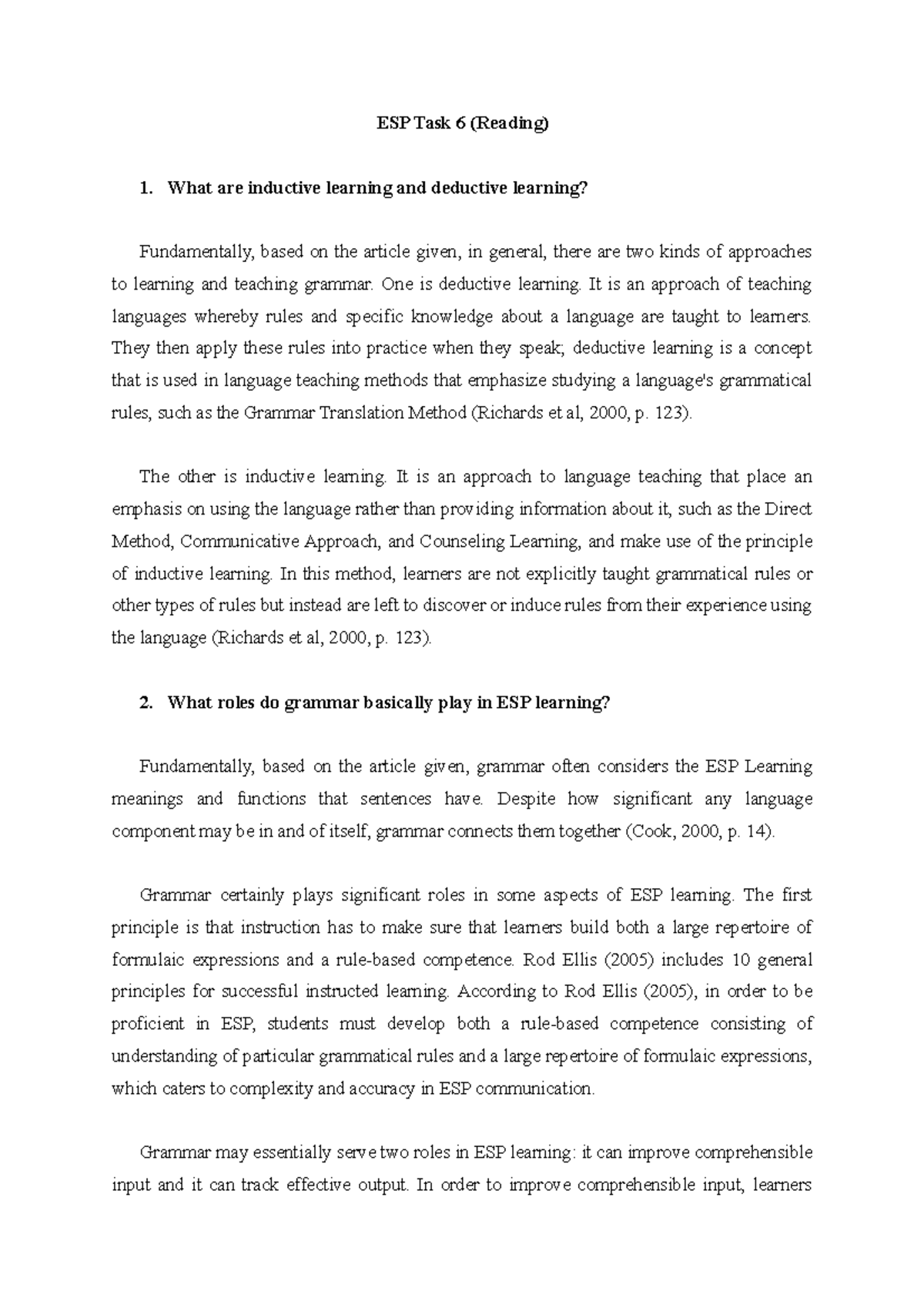 Esp Task Reading This Is Based On Article Esp Task 6 Reading 1