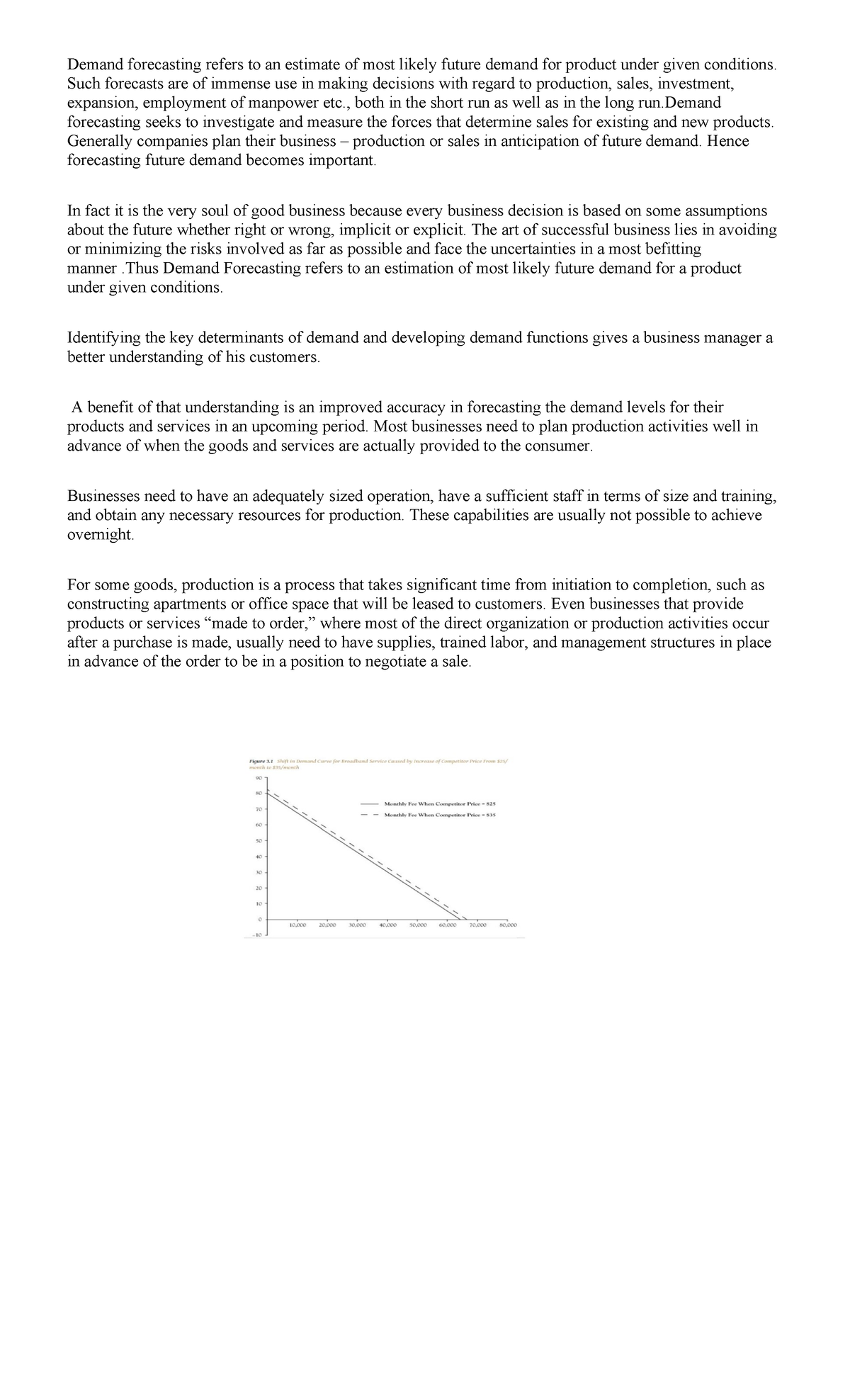 Scripts - Demand forecasting refers to an estimate of most likely ...