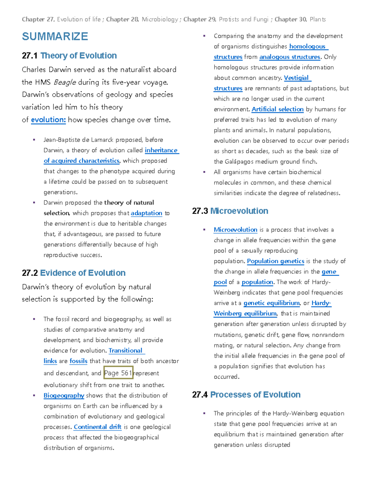 Topic 6 - Chapter 6 lecture summary overview and quizzes - SUMMARIZE 27 ...