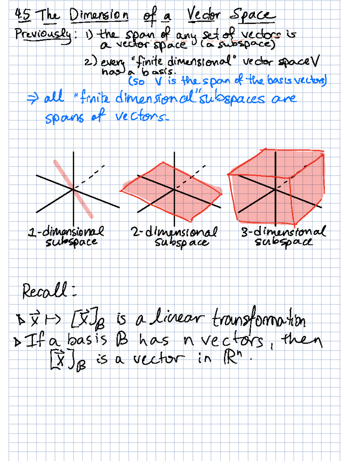Math 18 4 - ruth luo - The Didion of a Lector Space Previously D the ...
