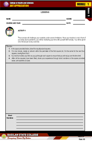 Activity 1 - ART Appreciation - MERU, ERIKA MARIZ M. BSA1_C ART ...