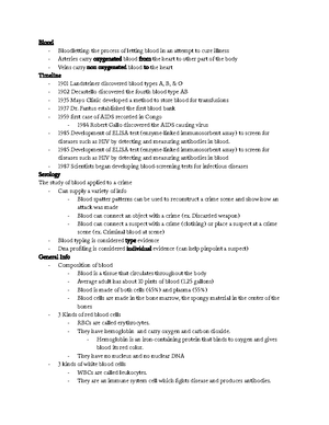 Forensics Science Notes - Law - Google Docs - Law & Evidence Direct ...