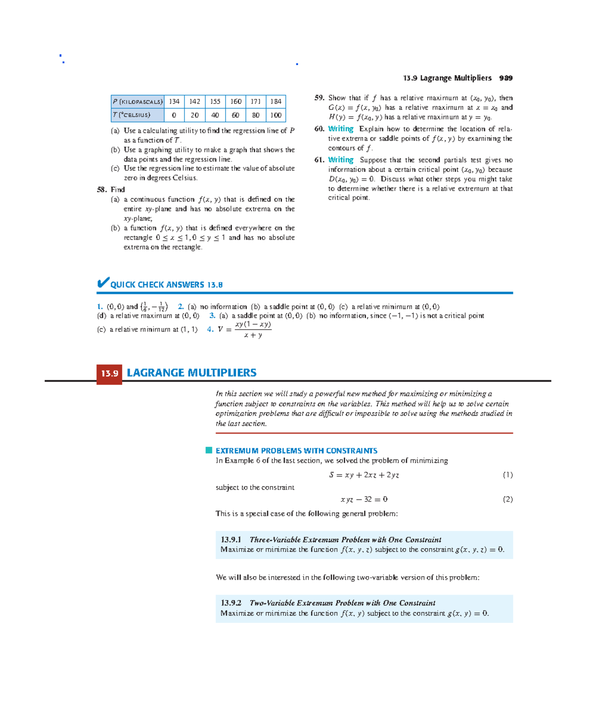 Math work ch13-8 - Math work - 13 Lagrange Multipliers 989 134 0 142 20 ...