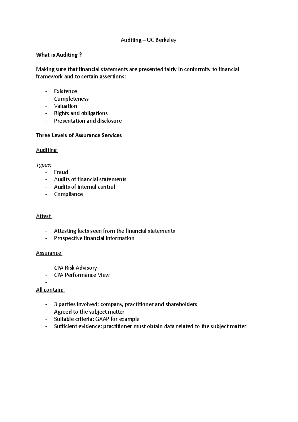 Auditing - Client Acceptance/Continuance a. Integrity b. Honesty c ...