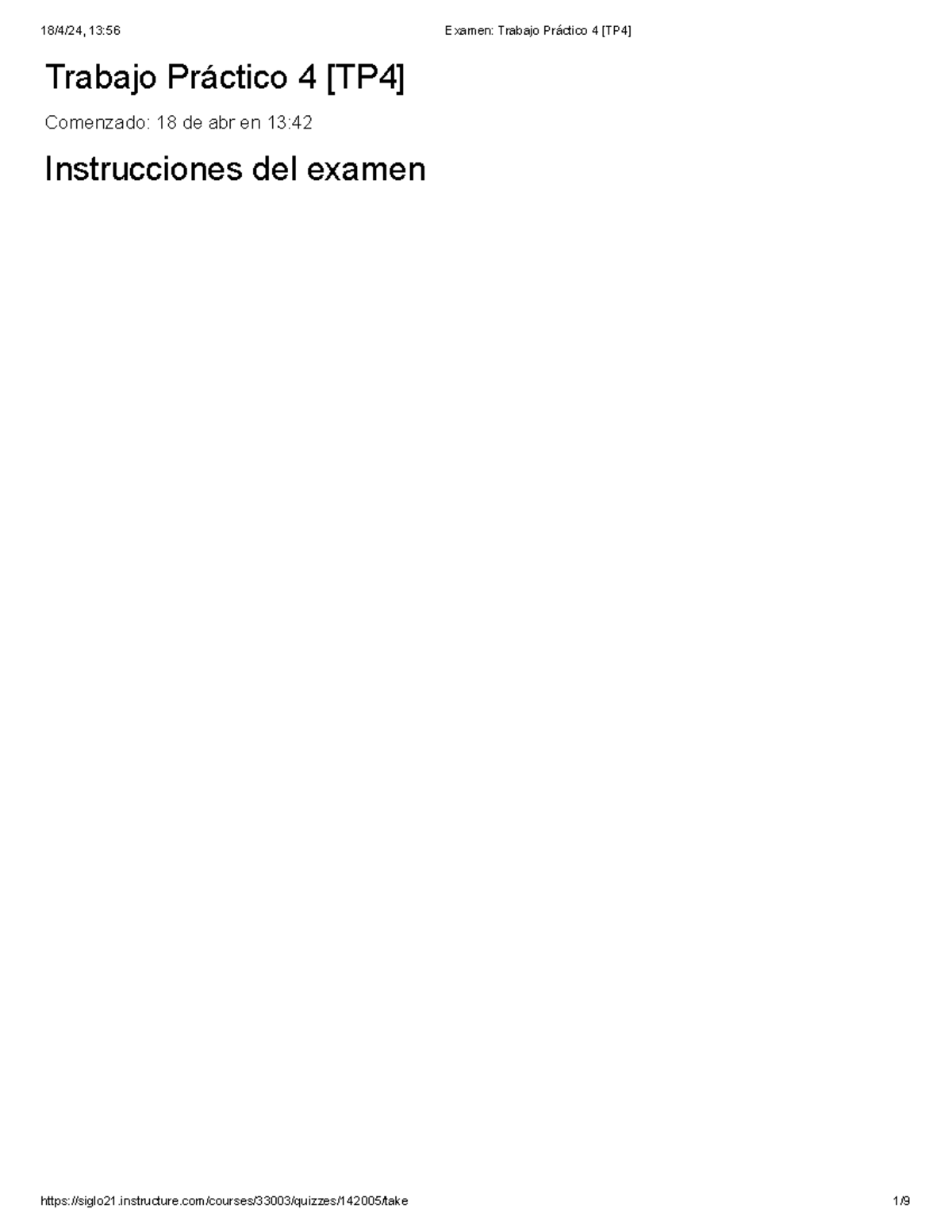 Examen Trabajo Práctico 4 [TP4] geoecono %90% TP4 2024 - Trabajo Práctico 4 [TP4] Comenzado: 18 ...