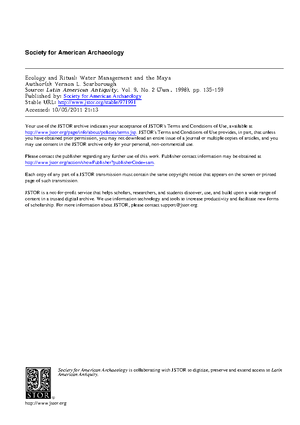 Climate and the collapse of maya civilization - Peterson and Gerald H ...