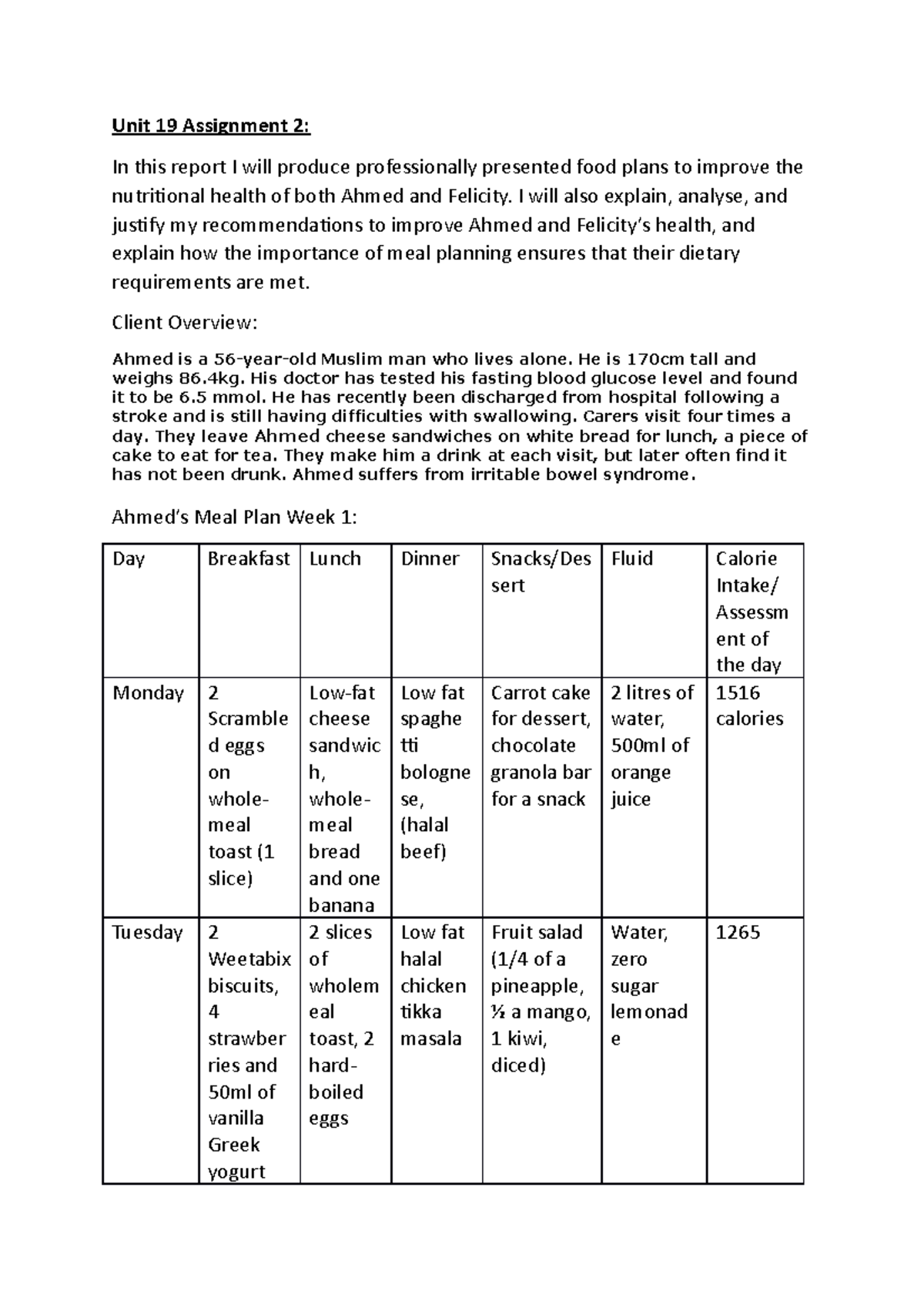 Unit 19 Assignment 2 - Unit 19 Assignment 2: In this report I will produce professionally ...