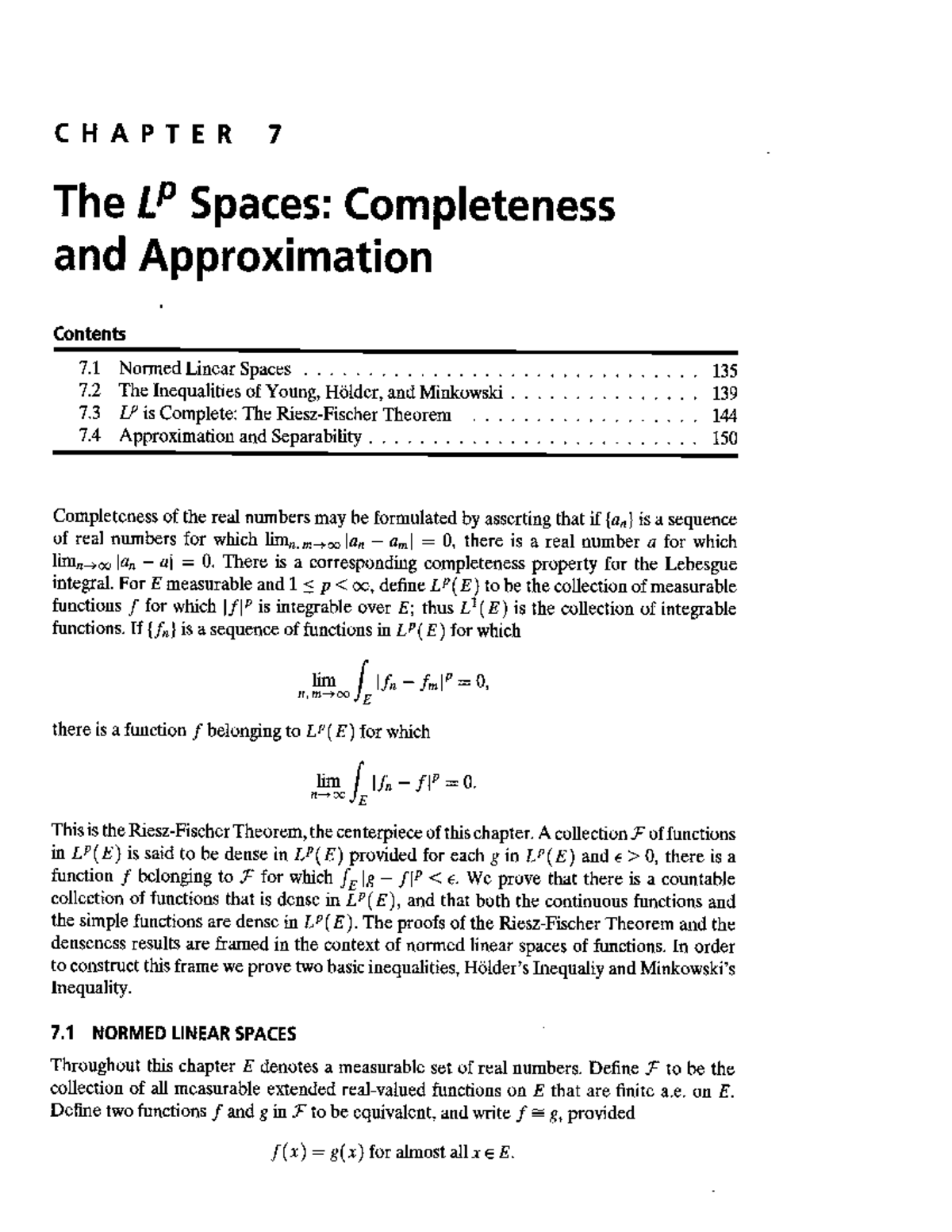 Msc Maths (Part -8)Real Analysis (Chapter -7) The Lp Space ... Msc Maths (Part -8)Real Analysis (Chapter -7) The Lp Space ...