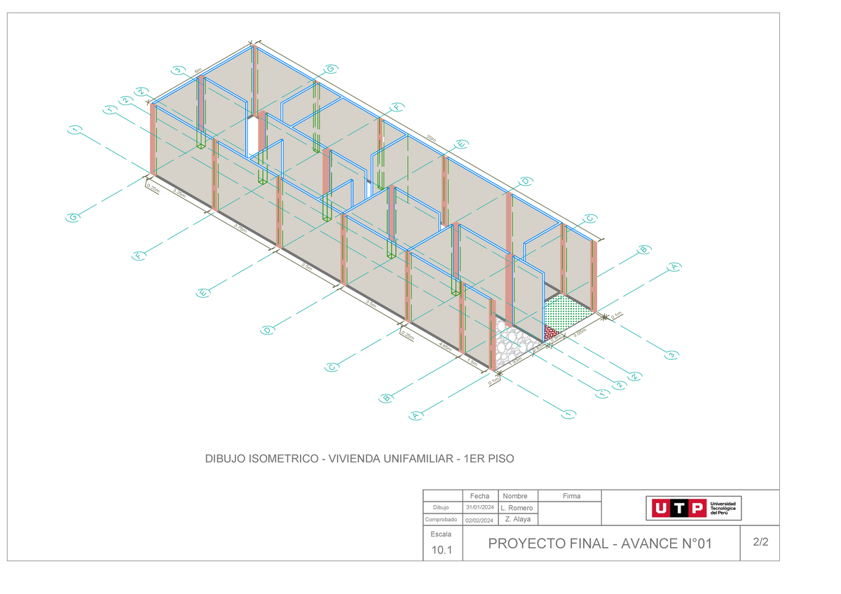 Dibujo isometrico - fefefefe - Fecha Nombre Dibujo Comprobado 10 Escala ...