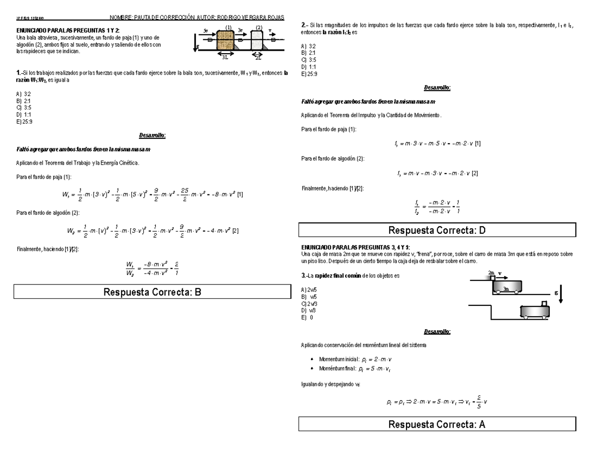 Prueba Tipo y Ejercicios - 3P FIS131 2S2009 ...