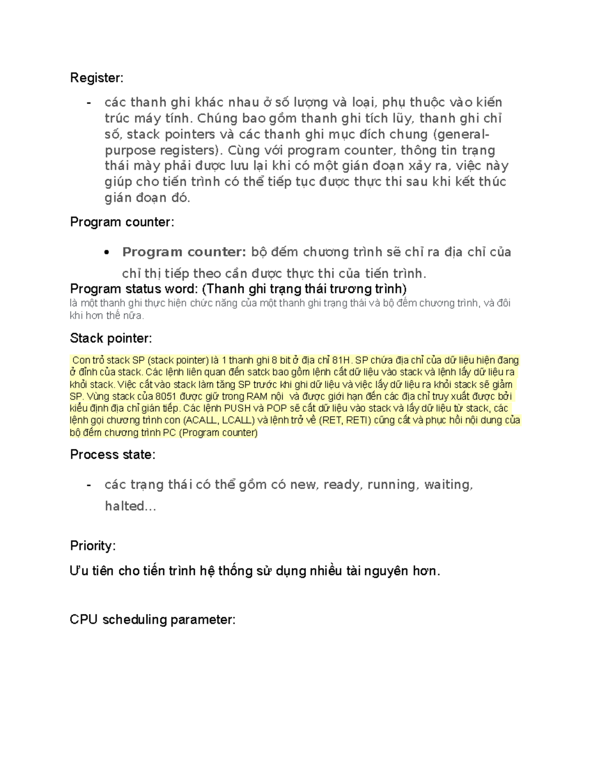 Register - Nice - Register: các thanh ghi khác nhau ở số lượng và loại ...