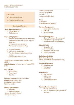 NCM 118 SL Prelim - Emergency Nursing - PRELIMS TOPIC OUTLINE ...