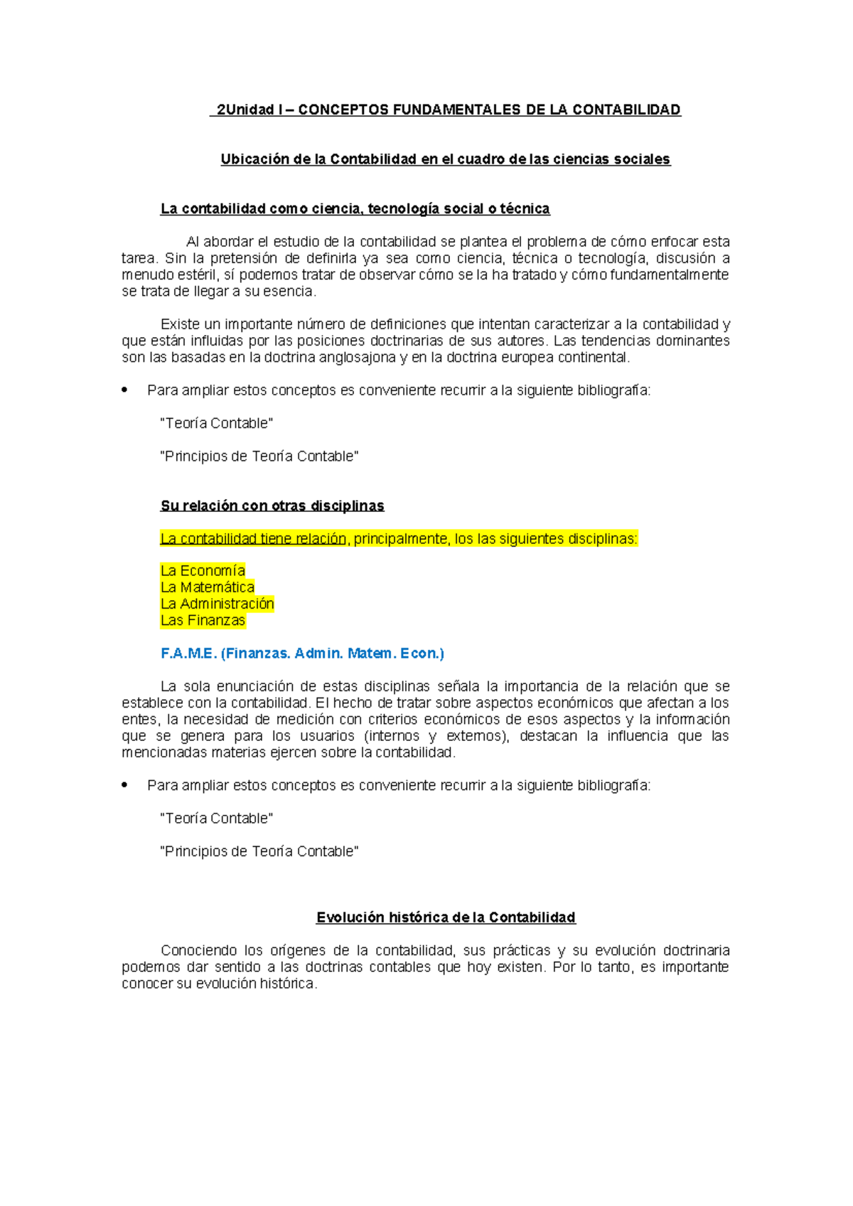 TC Unidad I - Resumen Teoría Contable - 2Unidad I – CONCEPTOS ...