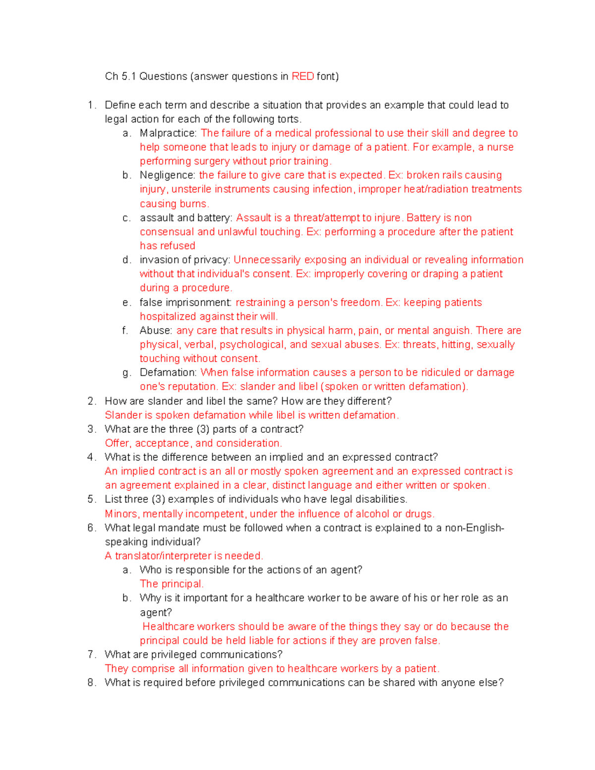 Copy of Ch 5.1 Questions - Ch 5 Questions (answer questions in RED font ...