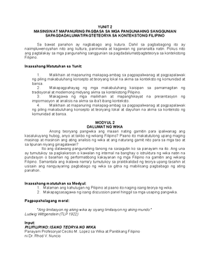 AP10 Quarter 1 Modyul 4 Dalawangapproach finalcopy - Araling Panlipunan Unang Markahan – Modyul ...