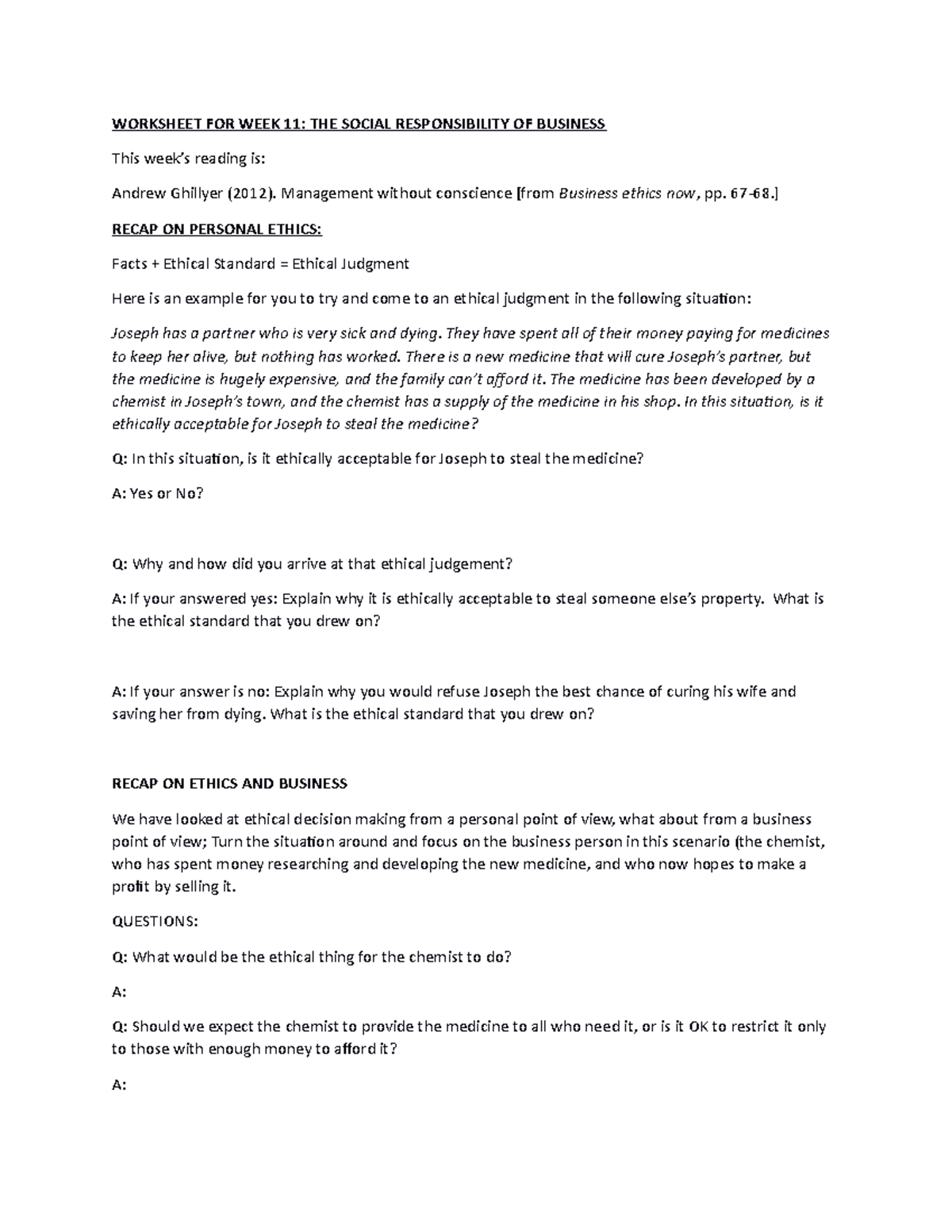 ERS S2 2021 Week 11 Worksheet - WORKSHEET FOR WEEK 11: THE SOCIAL ...