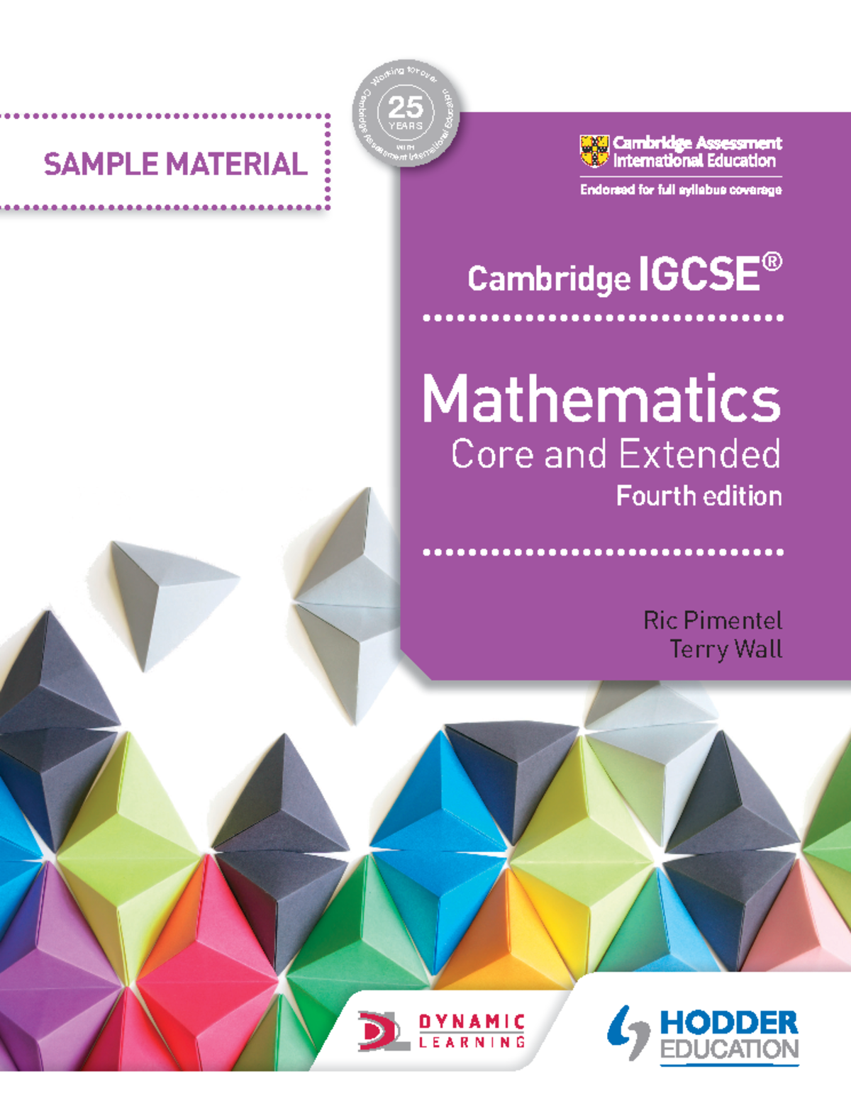 Mathematics - fdqdw - SAMpLE MATERiAL cambridge iGcSE ® Ric Pimentel ...