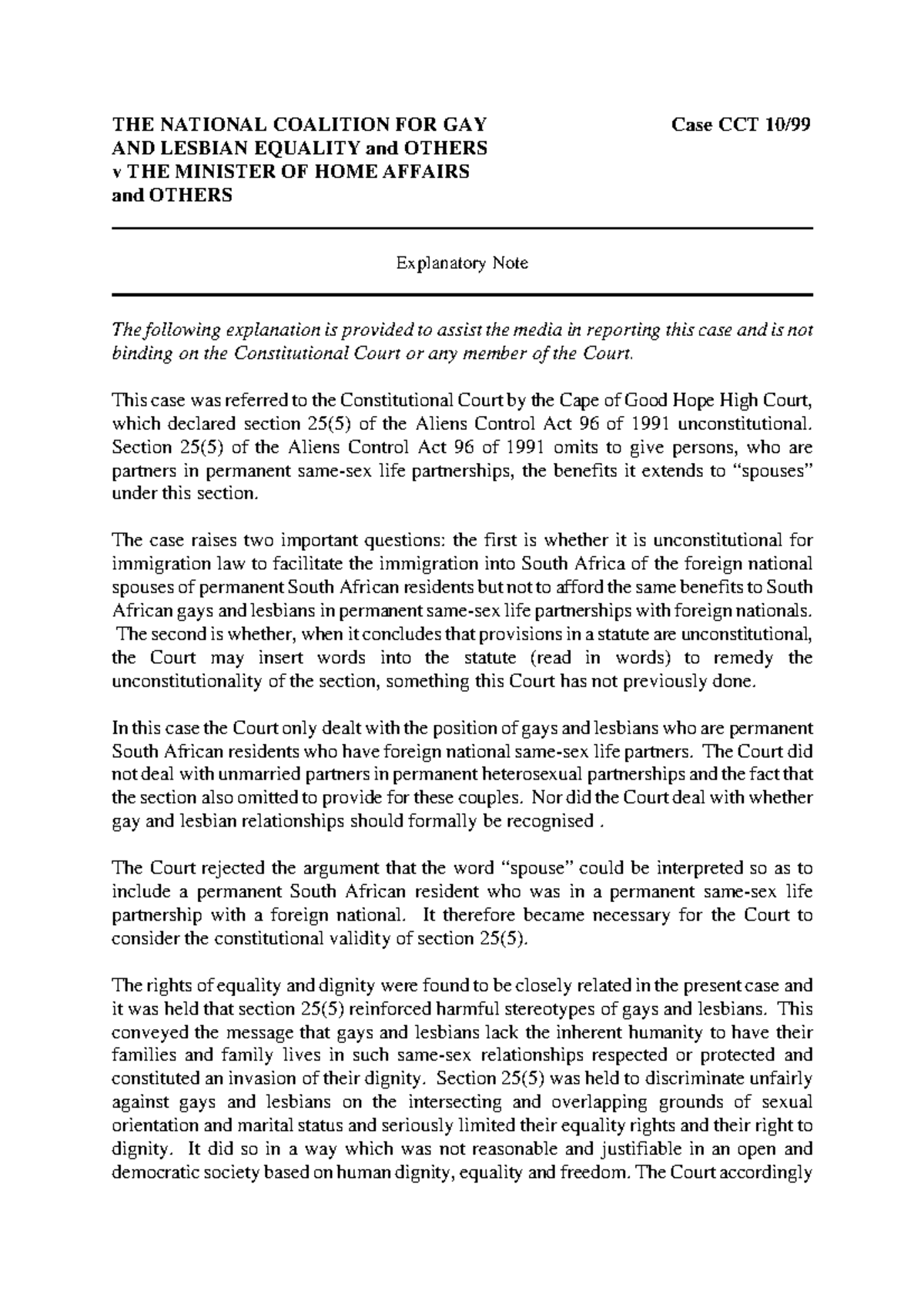 17media - Case for Entrepreneurial Law - THE NATIONAL COALITION FOR GAY ...