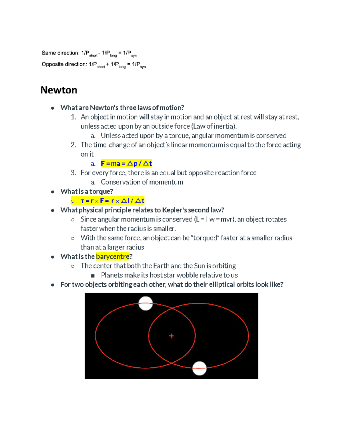 Final Study Guide - Newton What are Newton's three laws of motion? 1 ...