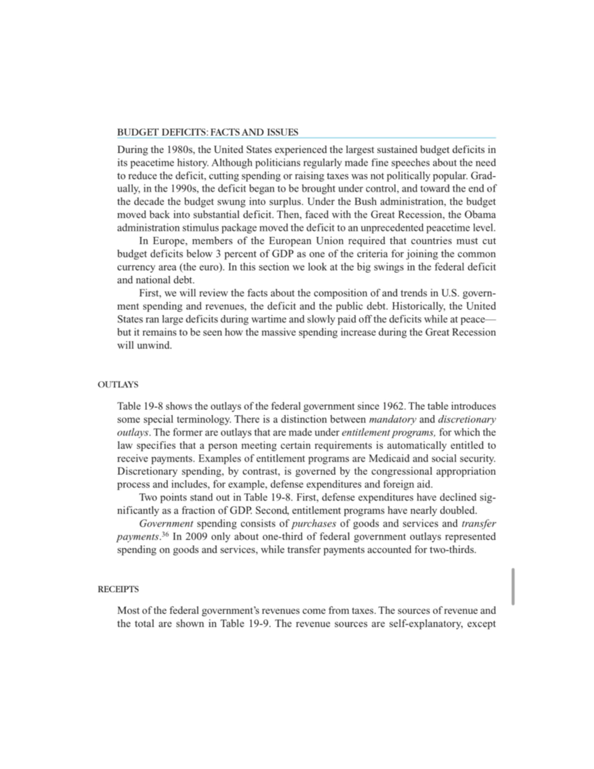 Budget deficits - MACRO ECONOMICS - Studocu