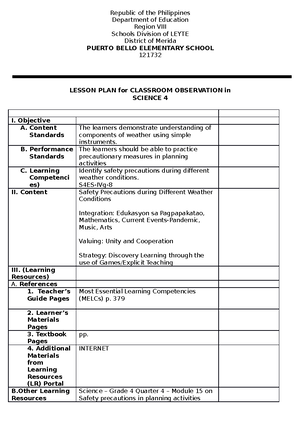 DLL Matatag English 4 Q2 W4 - MATATAG K to 10 Curriculum Weekly Lesson ...