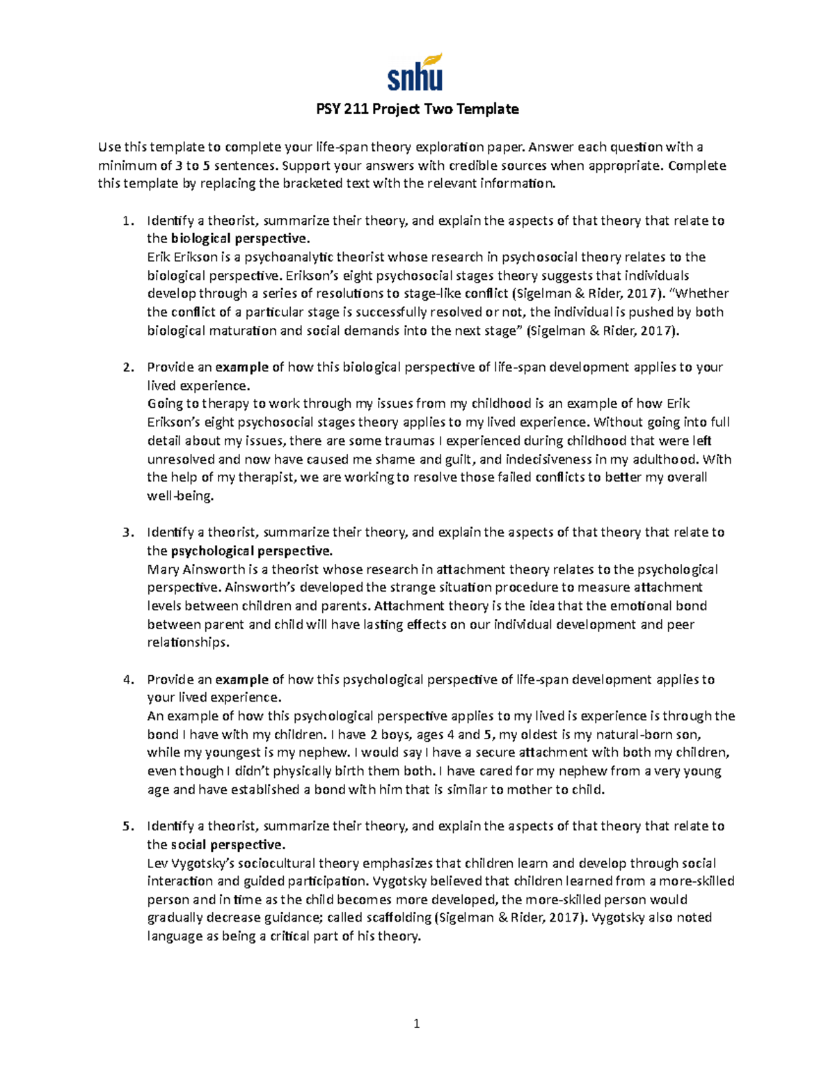 PSYCHOLOGY 211: Project Two Assignment - PSY 211 Project Two Template ...
