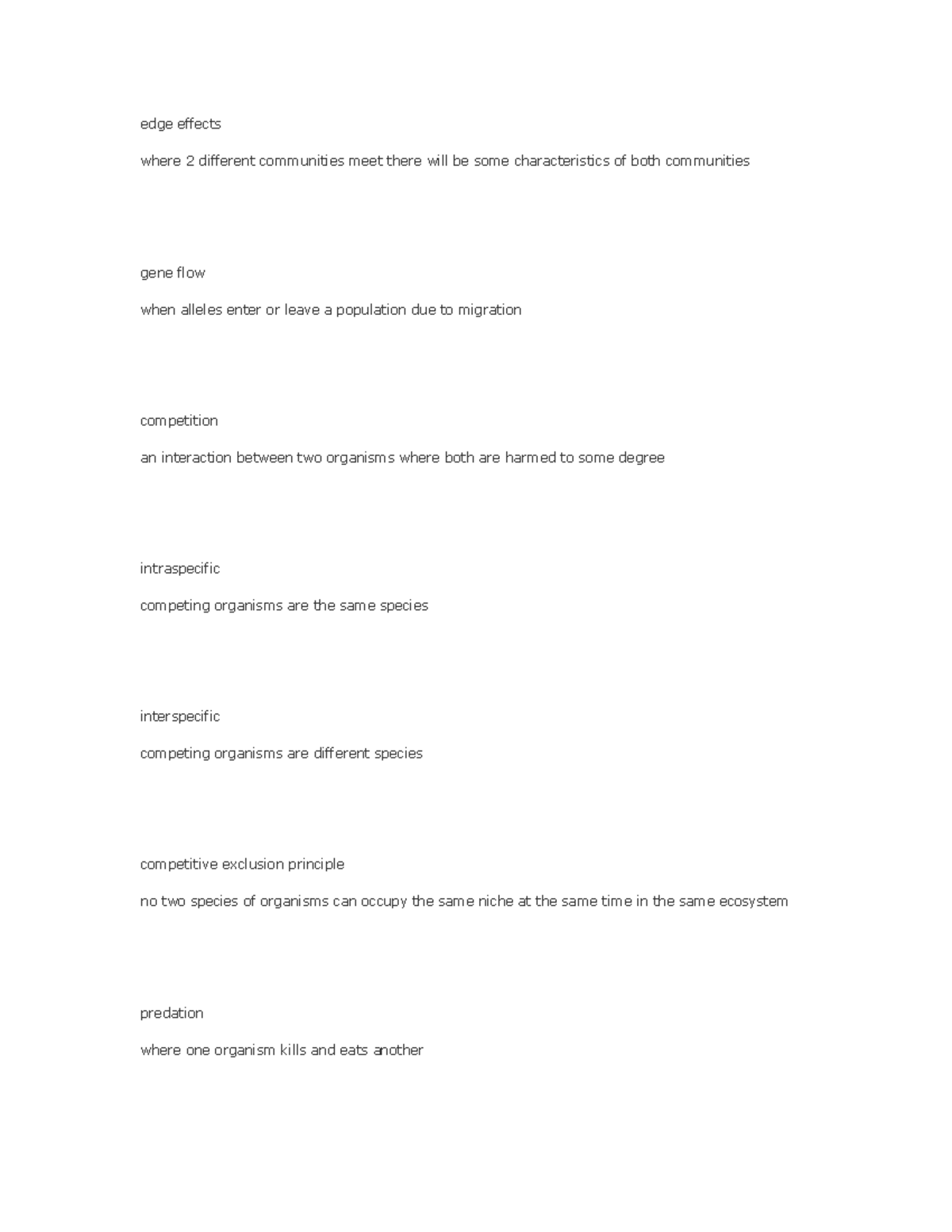 Behavior 2 - pob2 - edge effects where 2 different communities meet ...