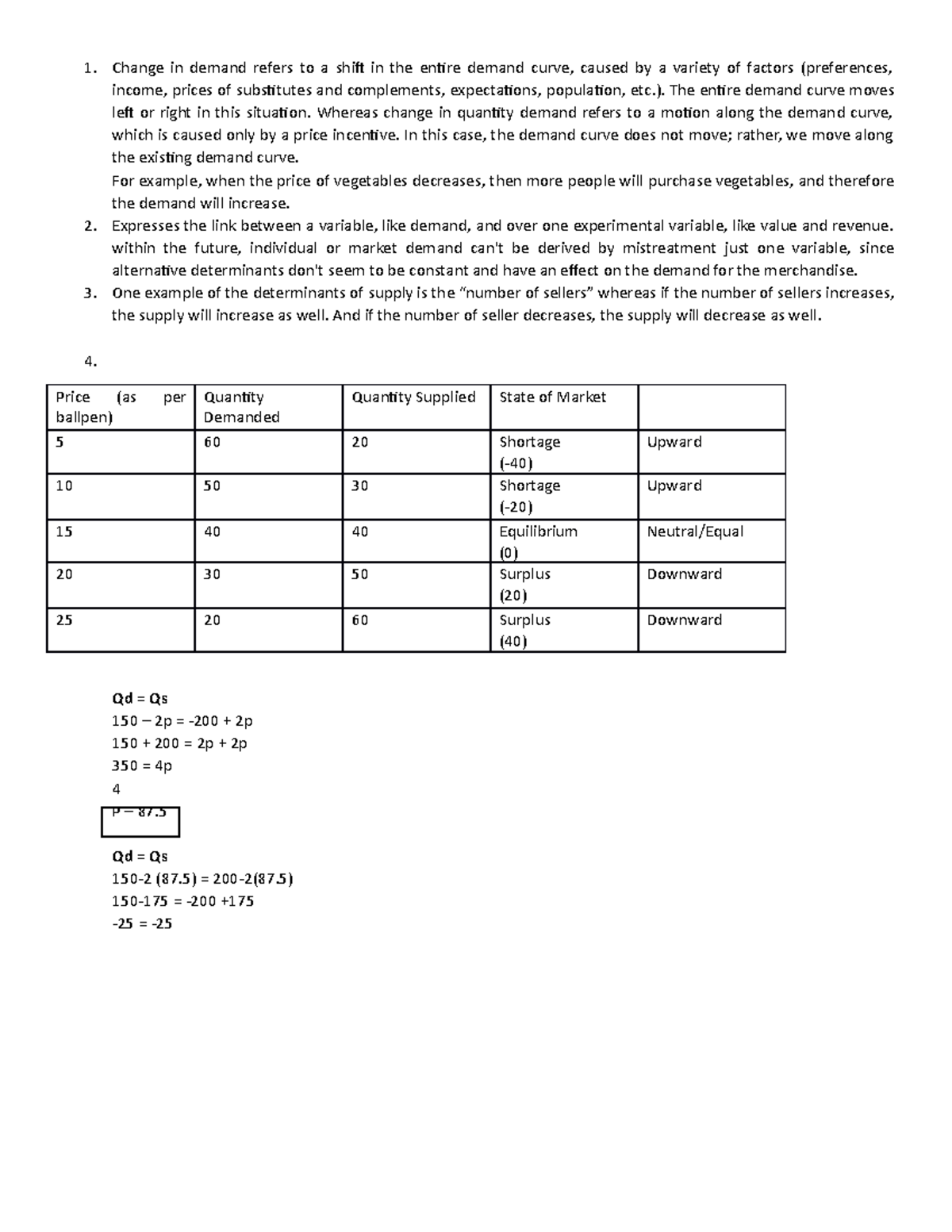 Basic Microeconomics - 202010 823 - Change in demand refers to a shift ...