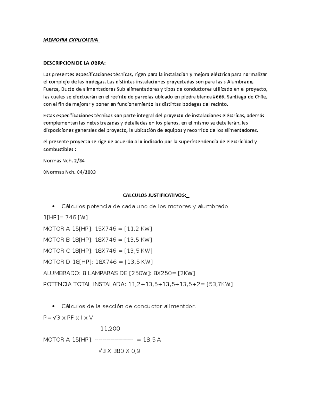 Memoriaexplicativa - memoria explicativa - MEMORIA EXPLICATIVA ...