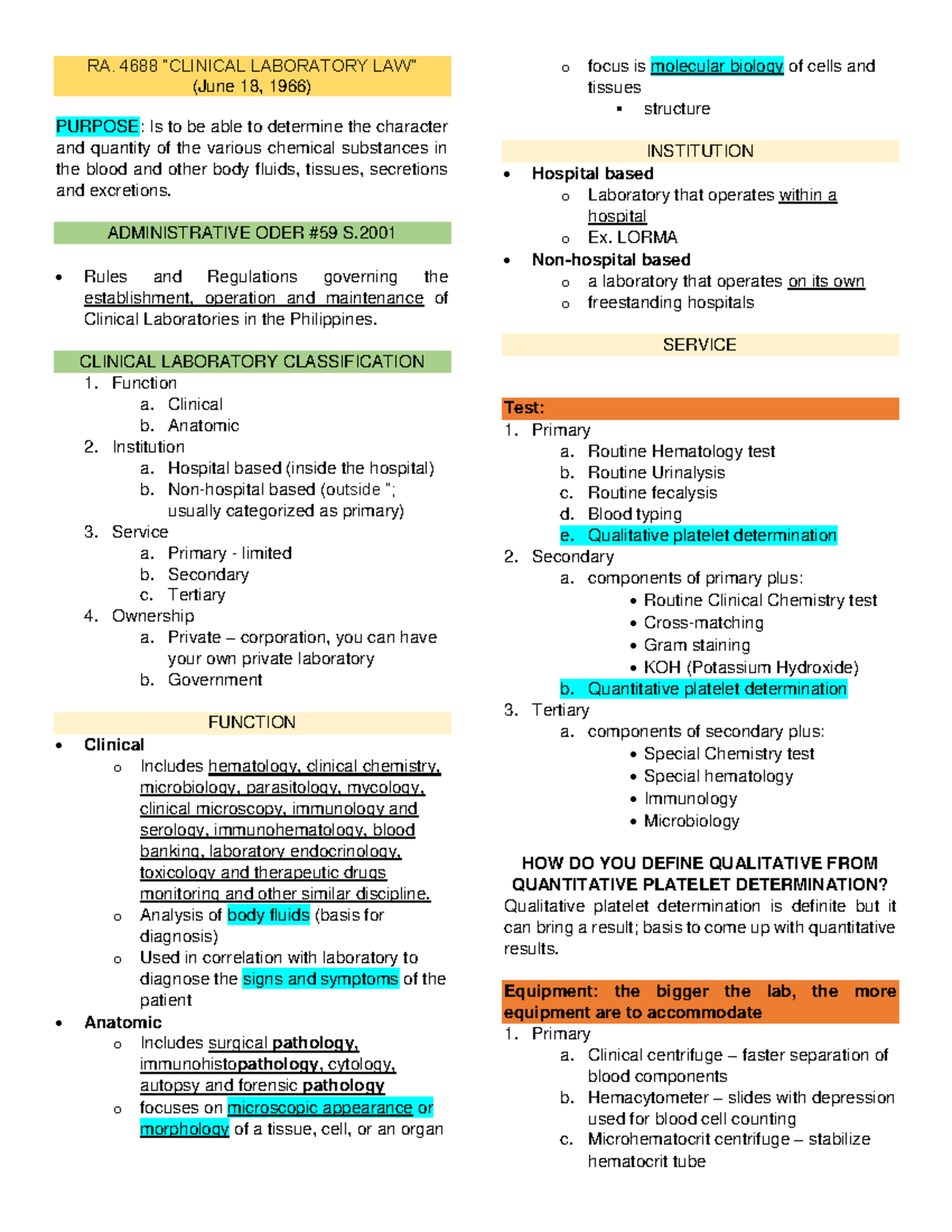 RA-4688 - It's all about medtech law asdasdsfd sdfjsdfsdkf - RA. 4688 ...