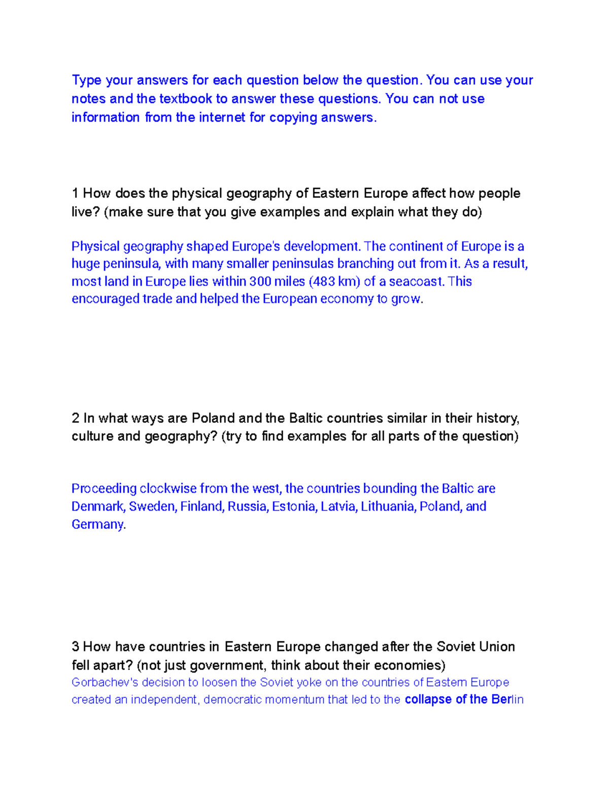 [Template] 9A Eastern Europe Assessment - Type your answers for each ...