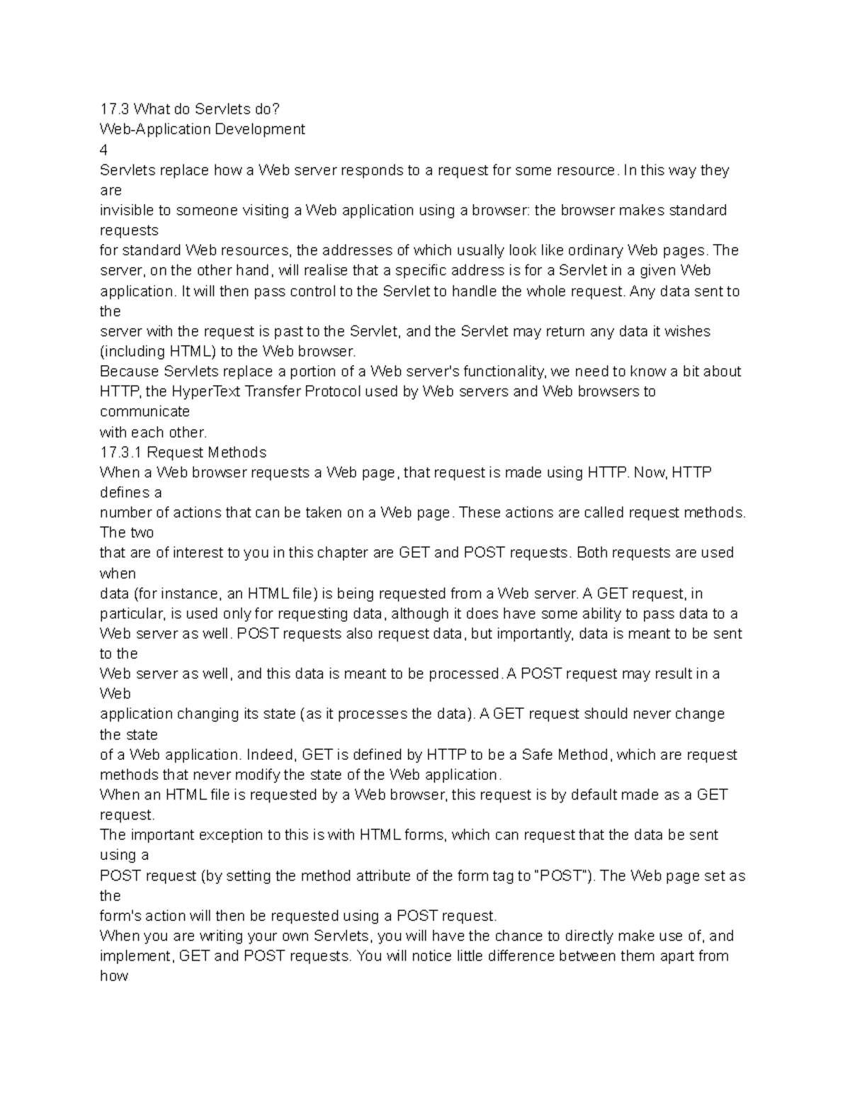 Web Development 69 17 What Do Servlets Do Web Application Development 4 Servlets Replace How