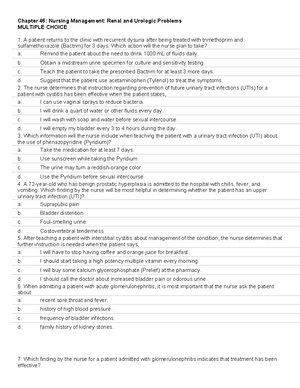 MH Chapters 26 24 23 - Practice questions - PMHN, 10e Chapter 26 - ETB ...