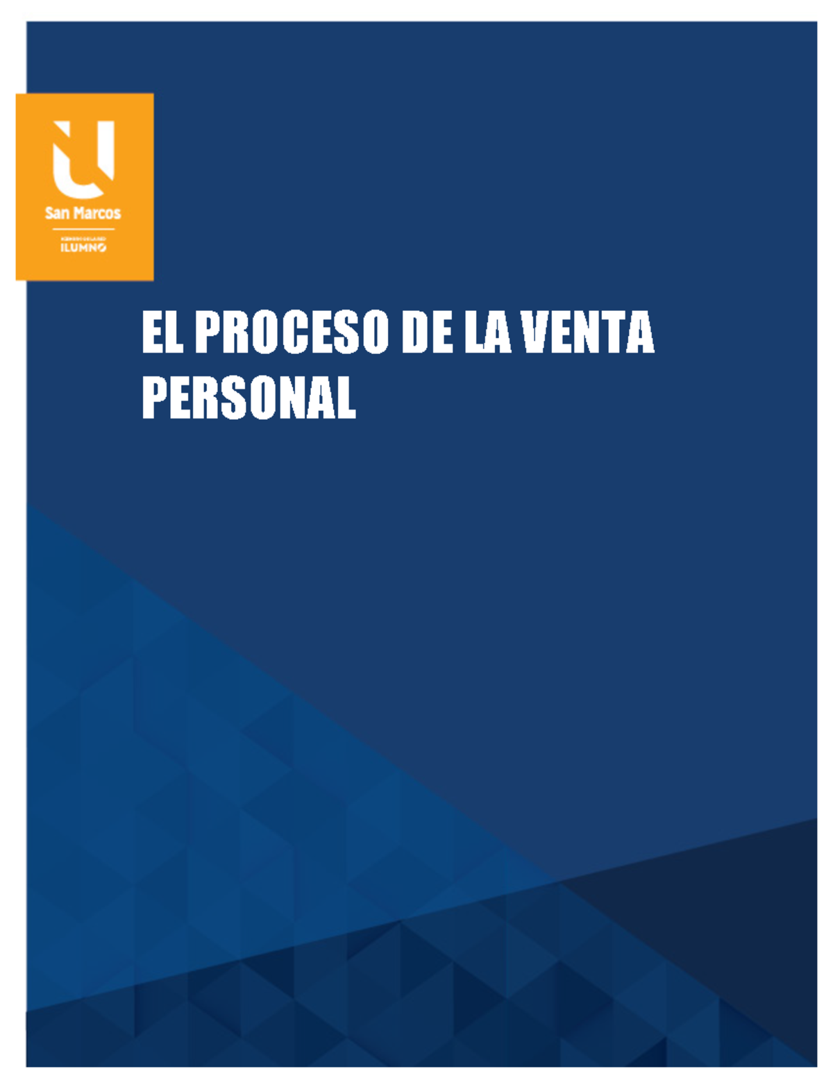 L3M3 EL Proceso DE LA Venta Personal - EL PROCESO DE LA VENTA PERSONAL ...