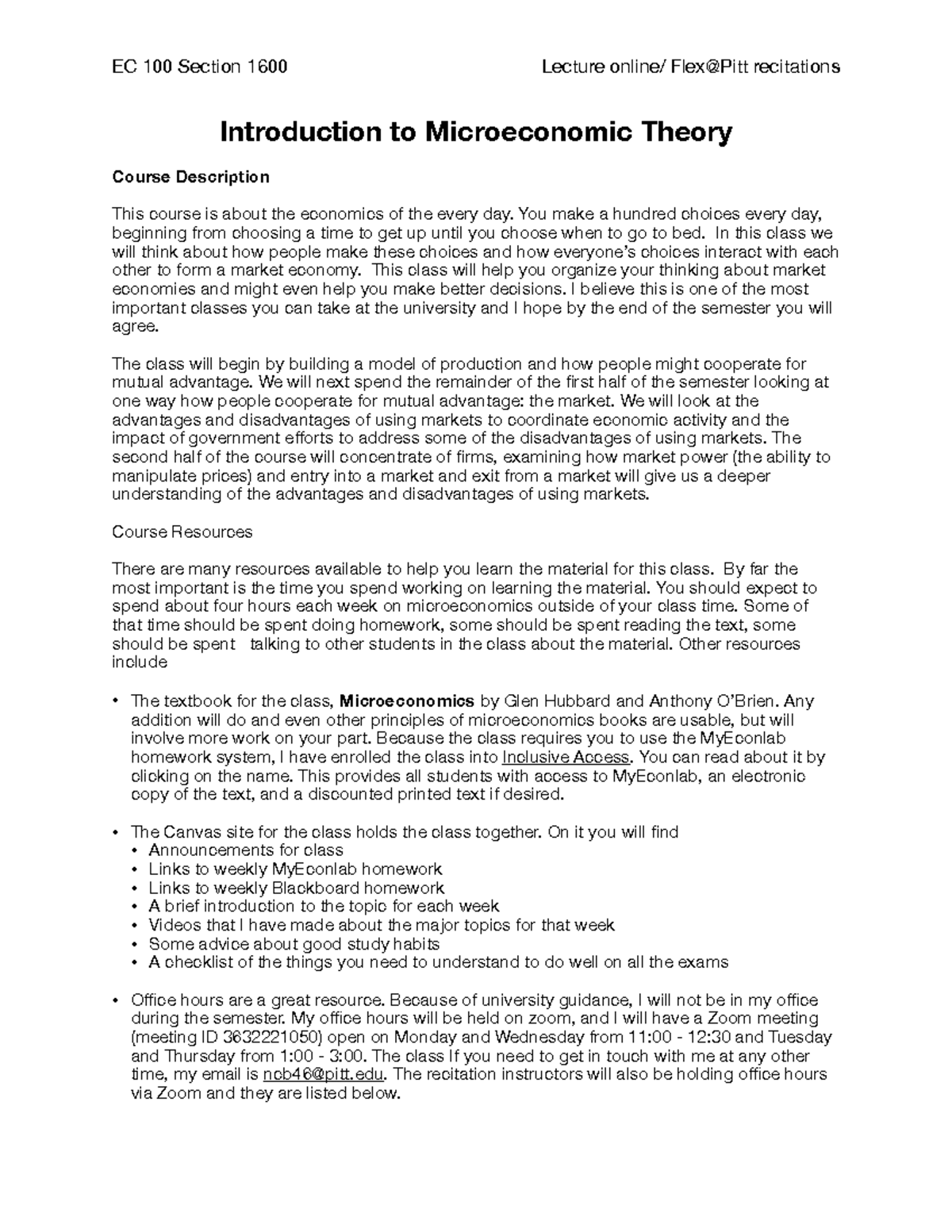 Econ 100 Fall 2020 Syl - Lecture notes 1 - Introduction to ...