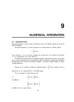 Numerical Analysis-Central Difference Interpolation Formulae - 6 INTRODUCTION In the preceding ...