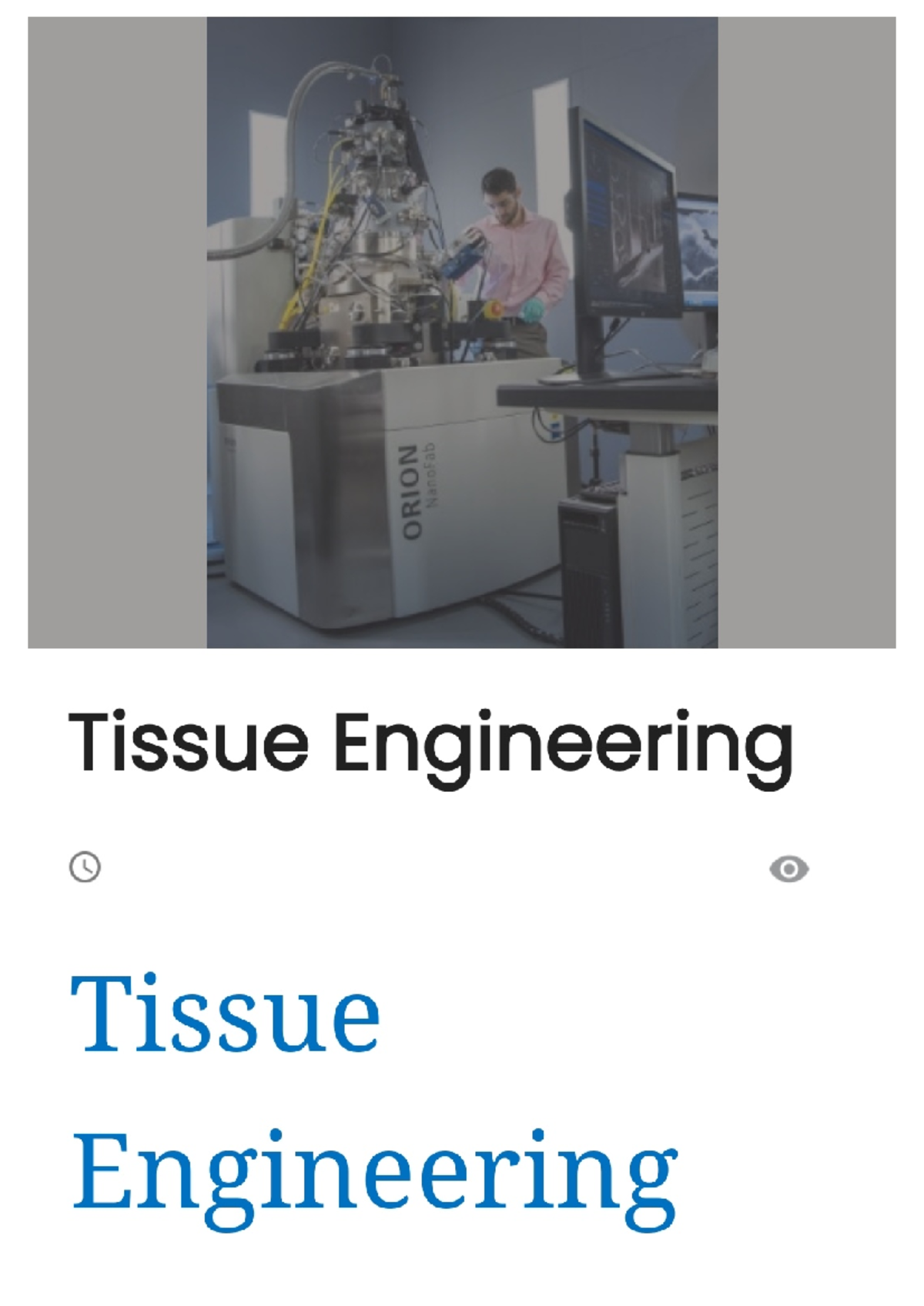 202211112 - Tissue engineering assignment - Biomedical electronics ...