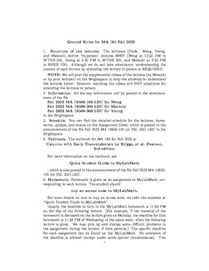 Lesson 32 (Substitution Rule) - MA 16500 - JEFF dx 0 1 2 ####### Wya a ...
